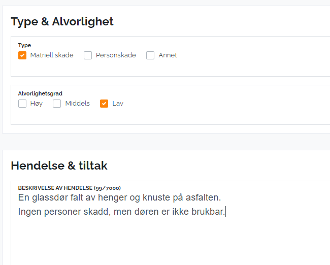 Fonn | Skjema og sjekklister